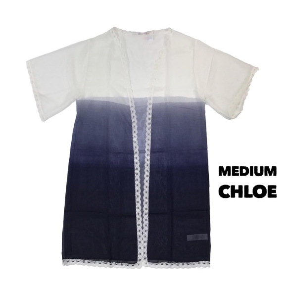 LuLaRoe | Swim | White To Blue Chloe Coverup | Poshmark